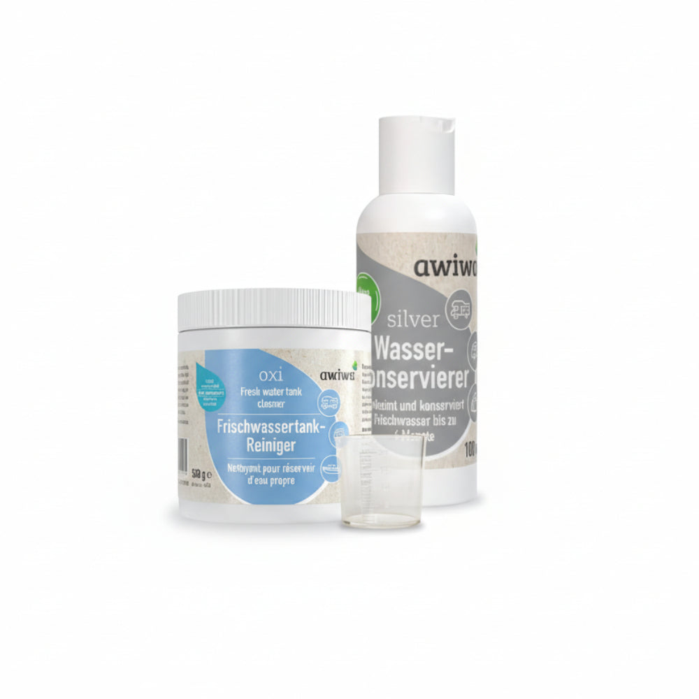 awiwa® Set oxi + silver (Frischwassertankreiniger + Wasserkonservierer